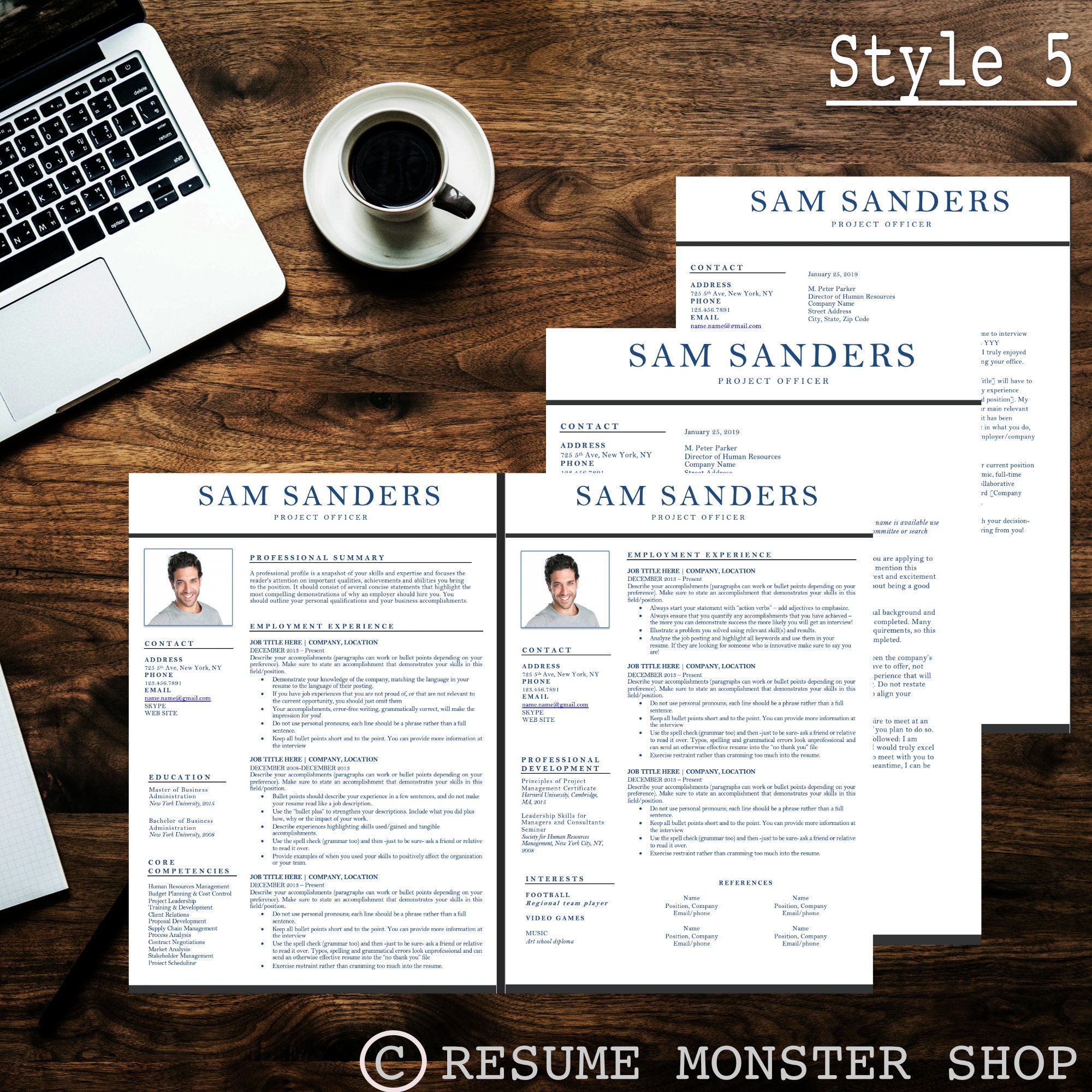 Set of 10 Resume Templates for the Price of 2 CV Templates - Etsy