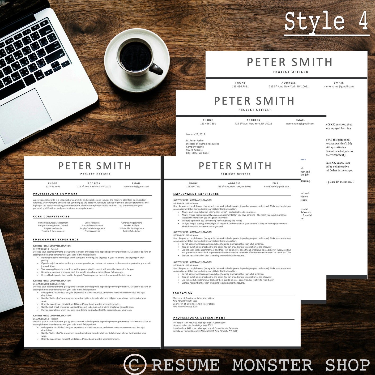 Set of 10 Resume Templates for the Price of 2 CV Templates - Etsy