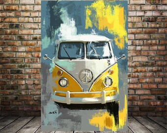 Vw Bus Art | Etsy