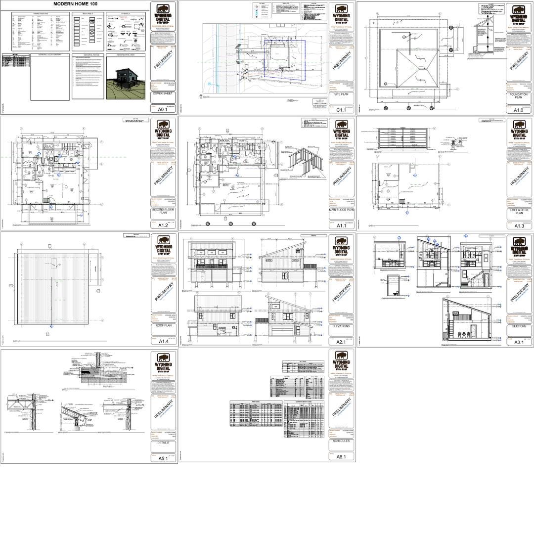 Sleek 32x32 Two-story House Blueprint - Get Started on Your Dream Home ...