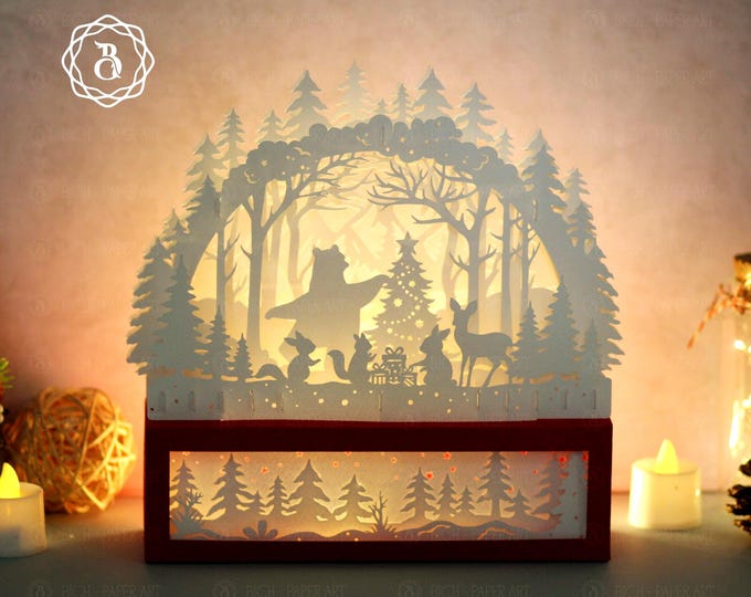 Lantern Castle Love Lantern PDF, SVG, Studio Template - DIY Love Paper ...
