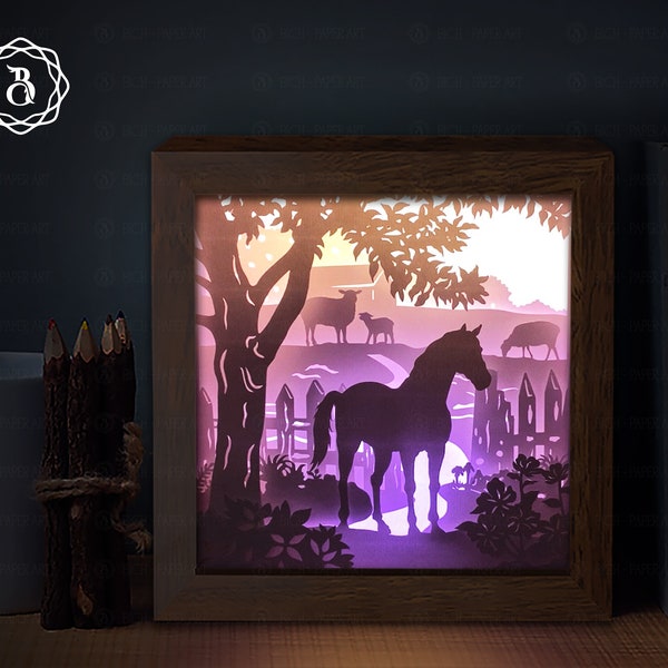Lighted Shadow Box - Etsy
