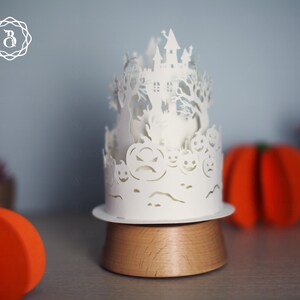 Halloween Pumpkin Paper Cut Lamp - Paper Cutting Templates - DIY ...