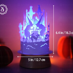 Combo 4 Items Halloween Paper Cut Lamps - Paper Cutting Templates - DIY ...