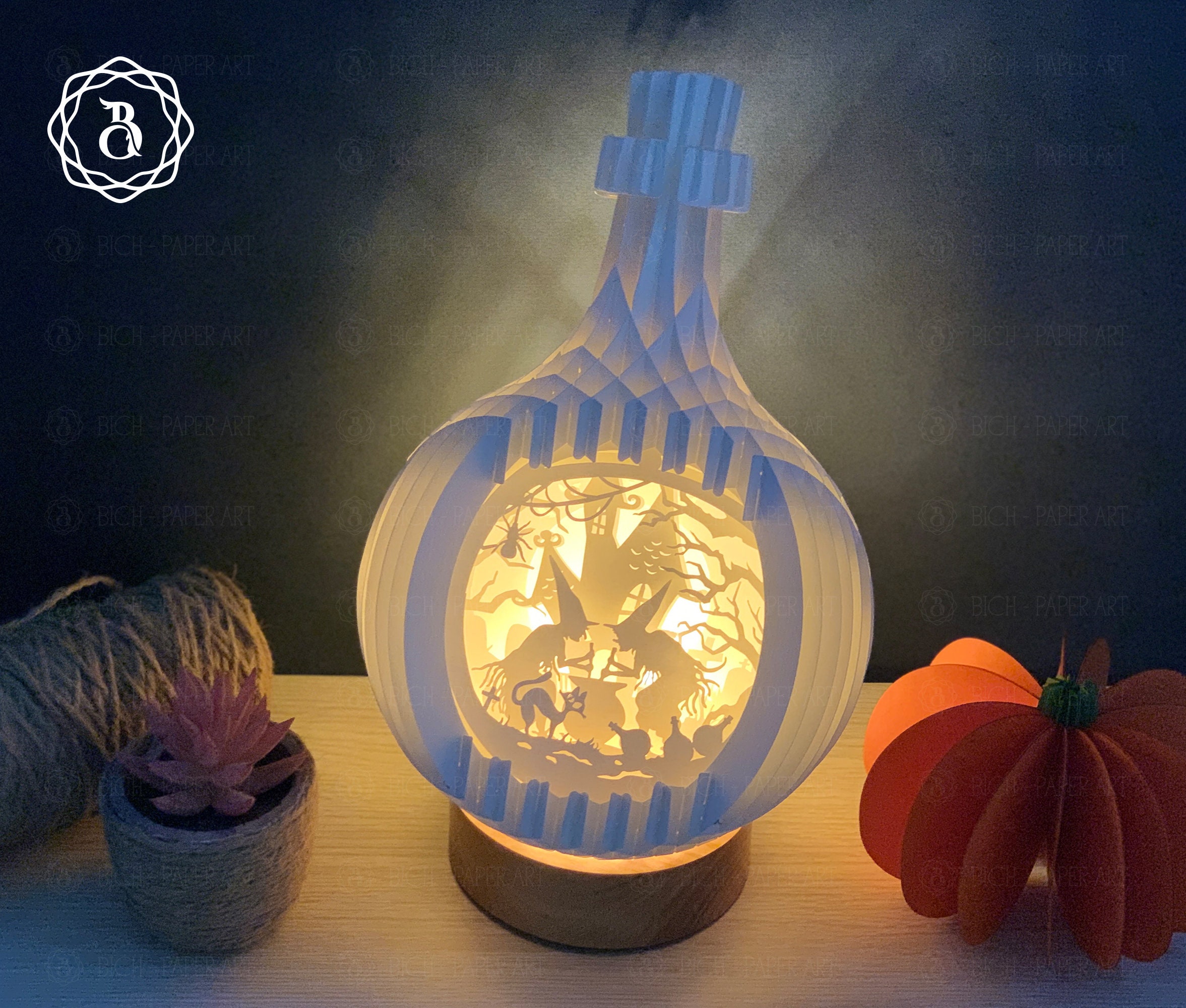 Pop up 3D Magic Water Bottle Halloween Witches Halloween - Etsy