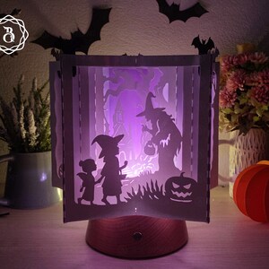 Book Star Lanterns 3D Halloween Witch, 3D Paper Star Template ...