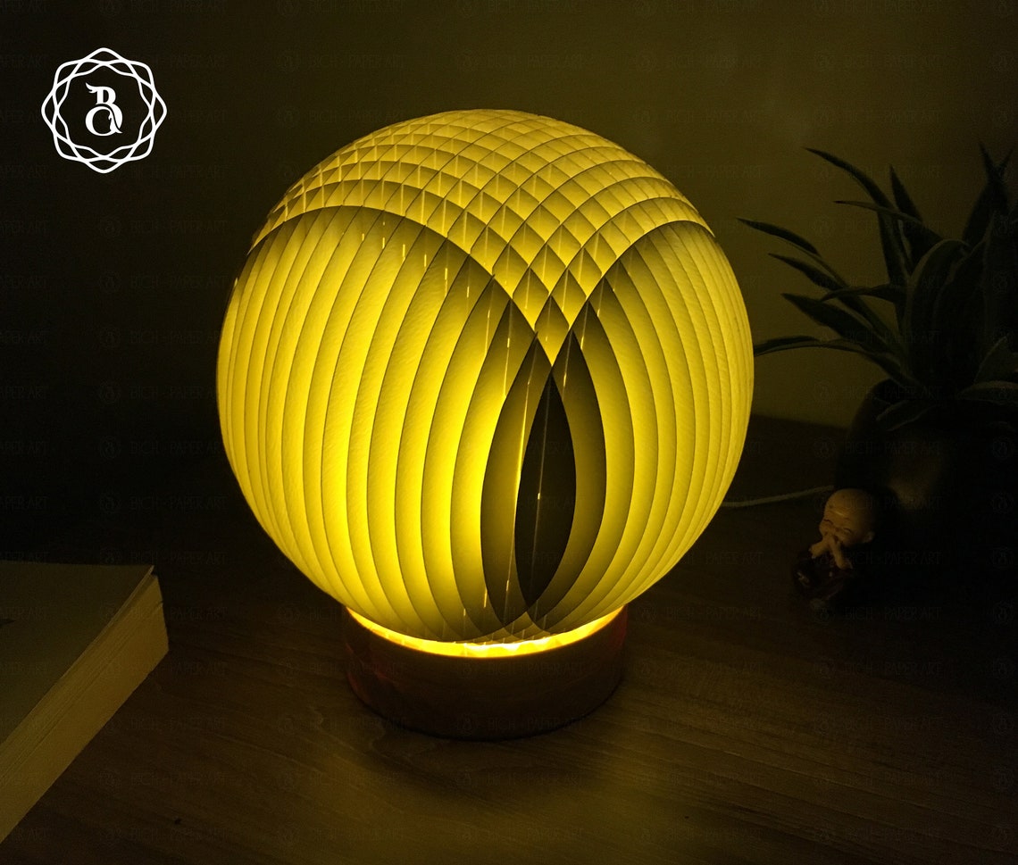 Swan Sphere Pop Up Paper Cutting Template 3D Pop-up Card 3D - Etsy Canada