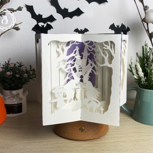 Book Star Lanterns 3D Halloween Witch, 3D Paper Star Template ...