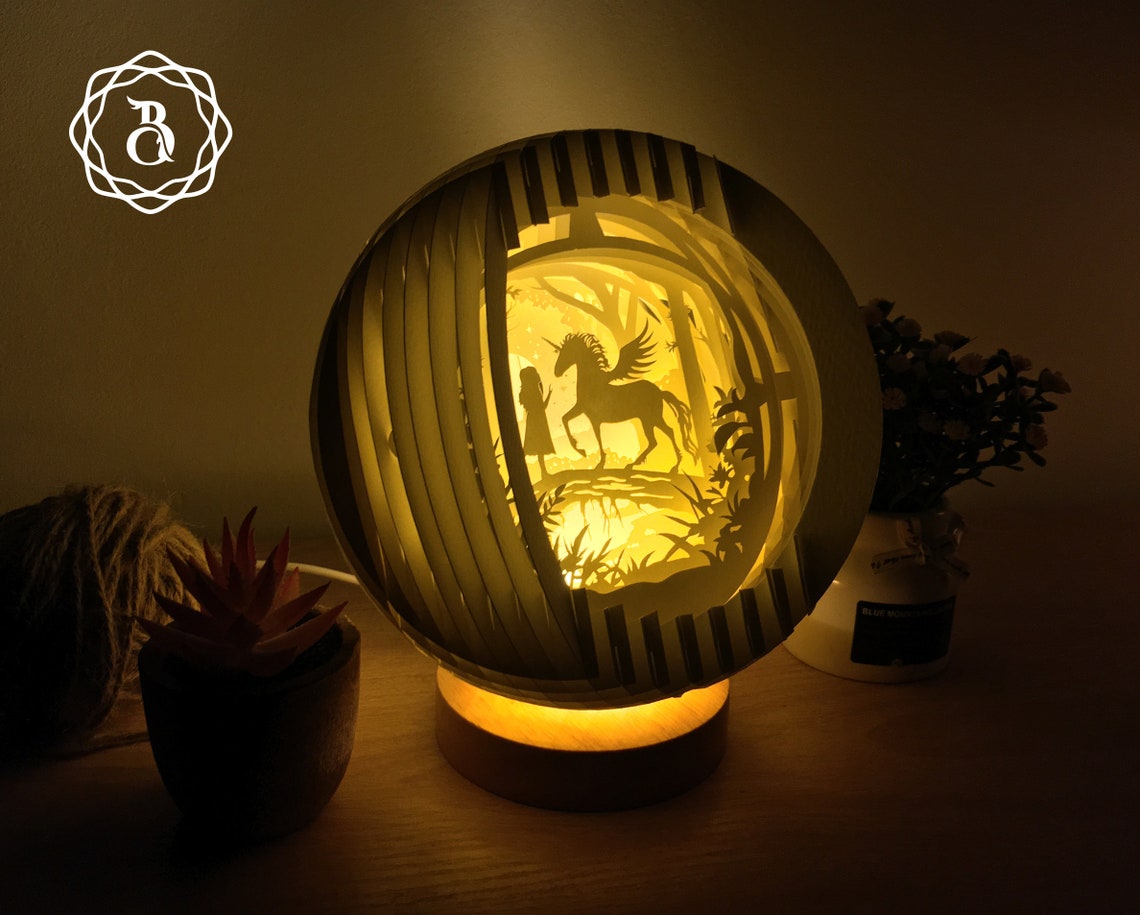 Unicorn Sphere Pop up Digital File Globe Pop up Paper - Etsy