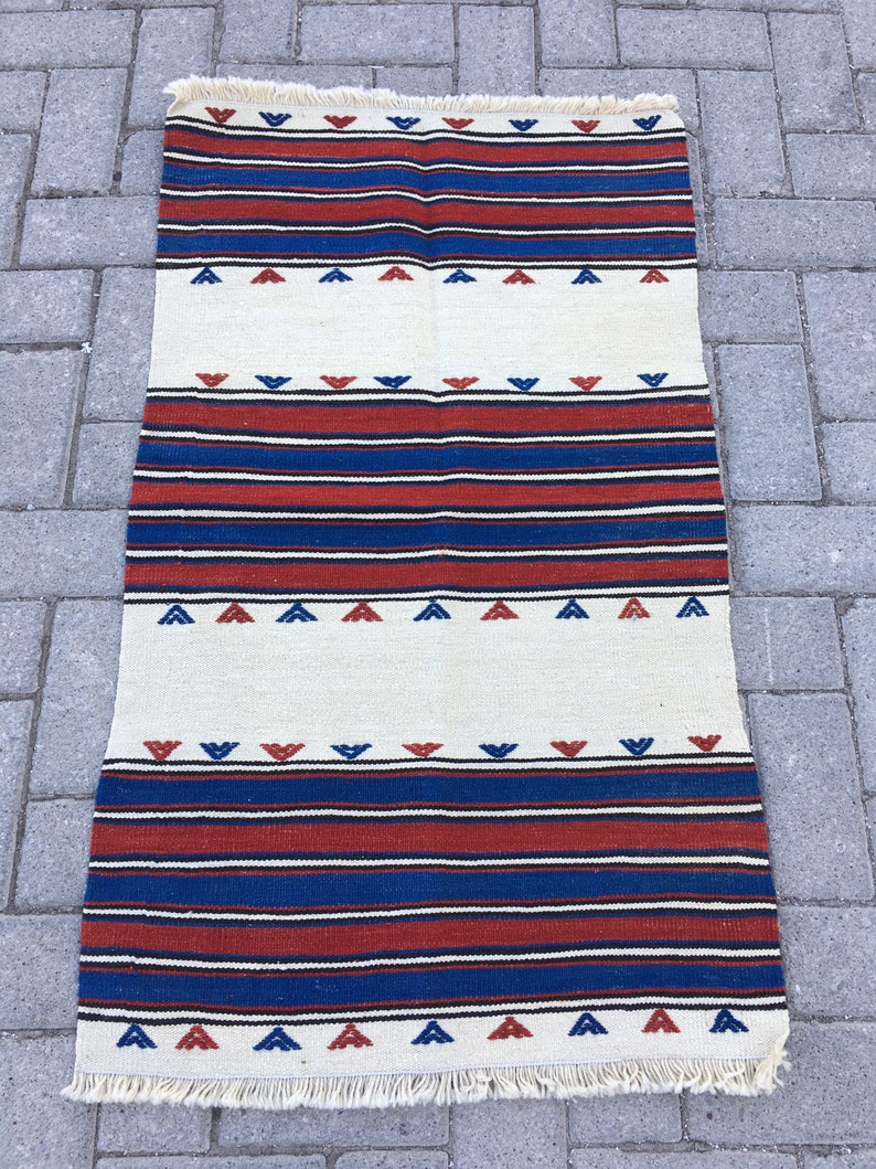 Embroidered Small Rug Vintage Small Rug Door Mat Rug - Etsy