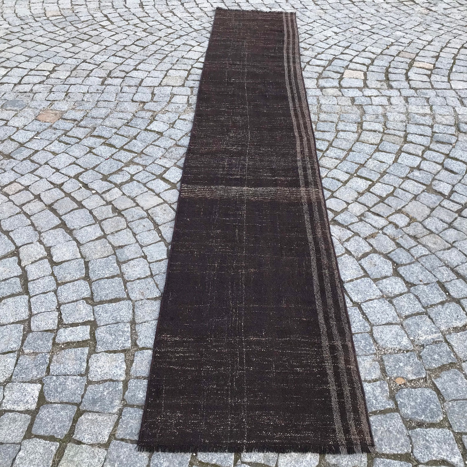 Mid Century Modern Runner Rug Organic Runner Rug Narrow | Etsy