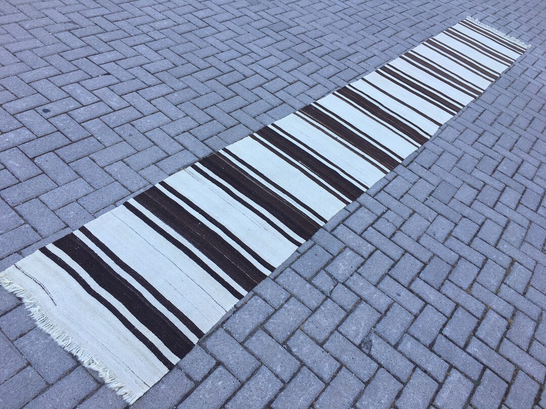 Long Striped Runner Rug , Handmade Runner Rug , Stair Runner Rug ...