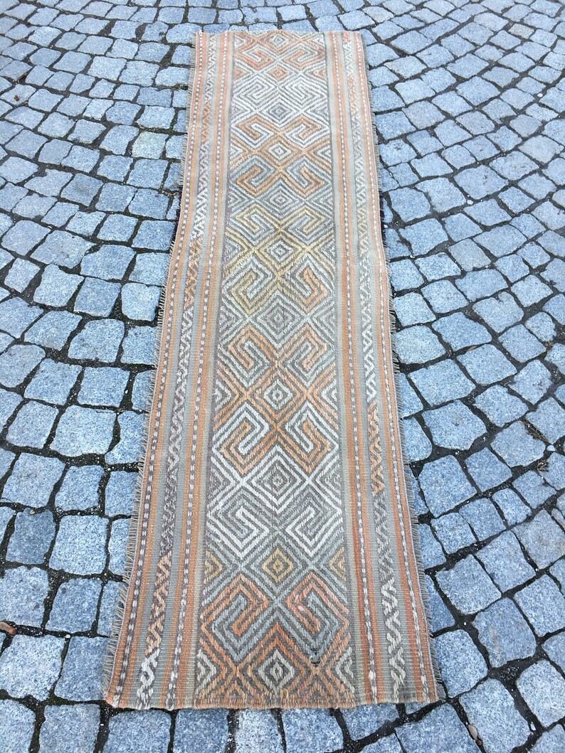 Vintage Narrow Runner Rug Oriental Runner Rug Handmade - Etsy