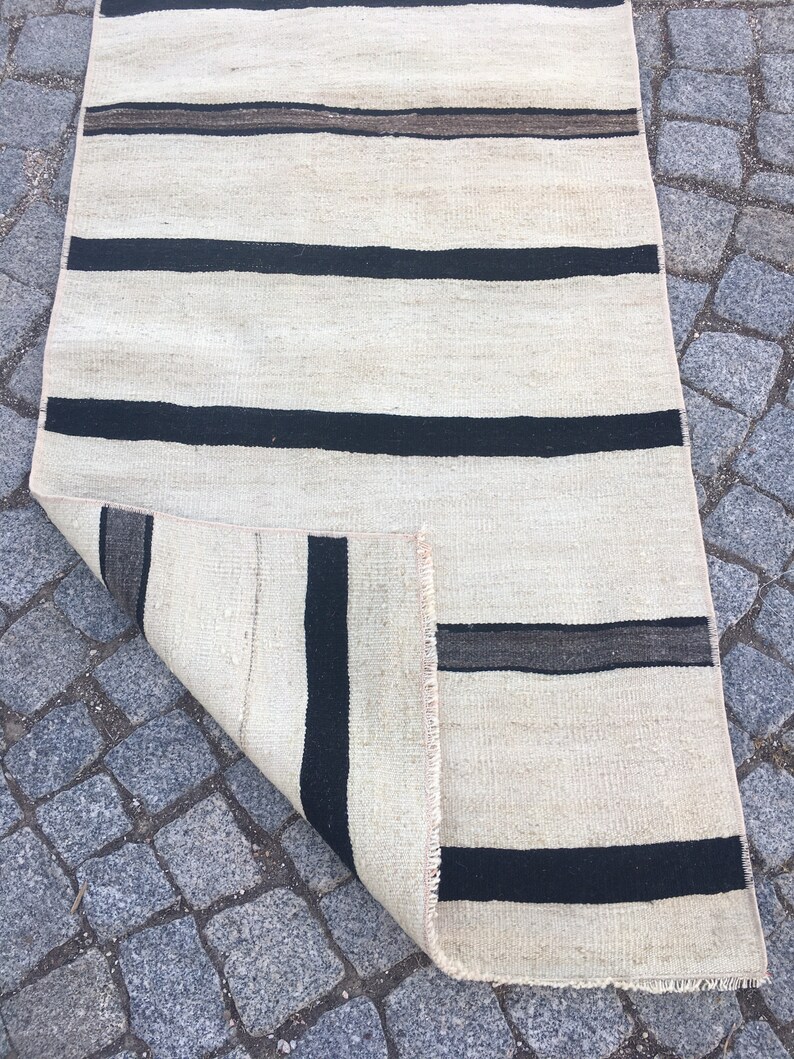 Striped Runner Rug Farmhouse Runner Rug Handmade Runner - Etsy