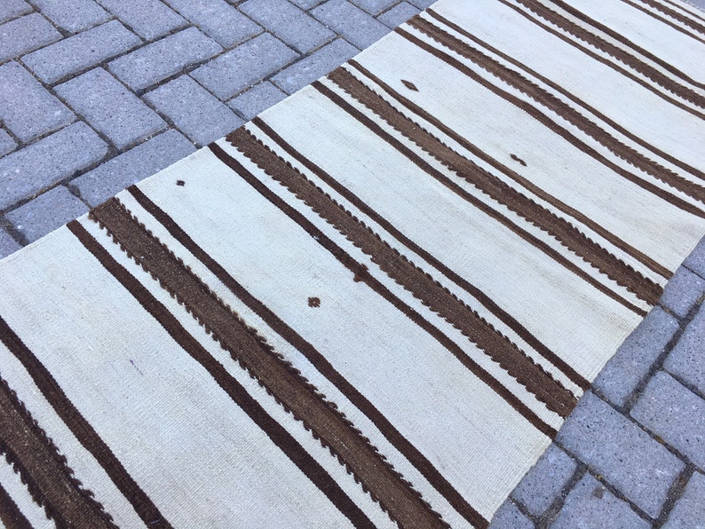 Farmhouse Runner Rug Handmade Runner Rug Striped Runner - Etsy