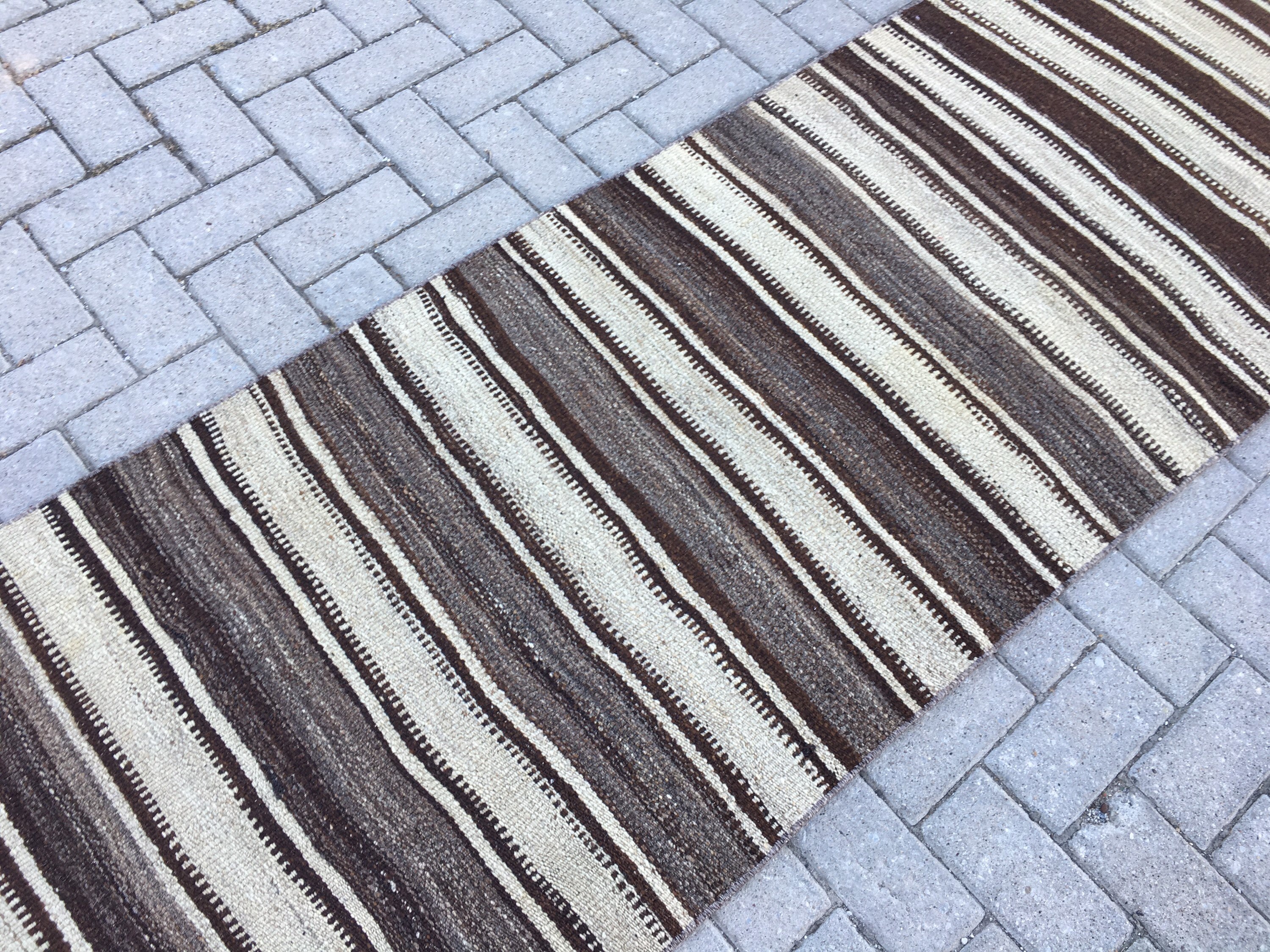 Striped Runner Rug Vintage Runner Rug Runner Kilim Rug | Etsy