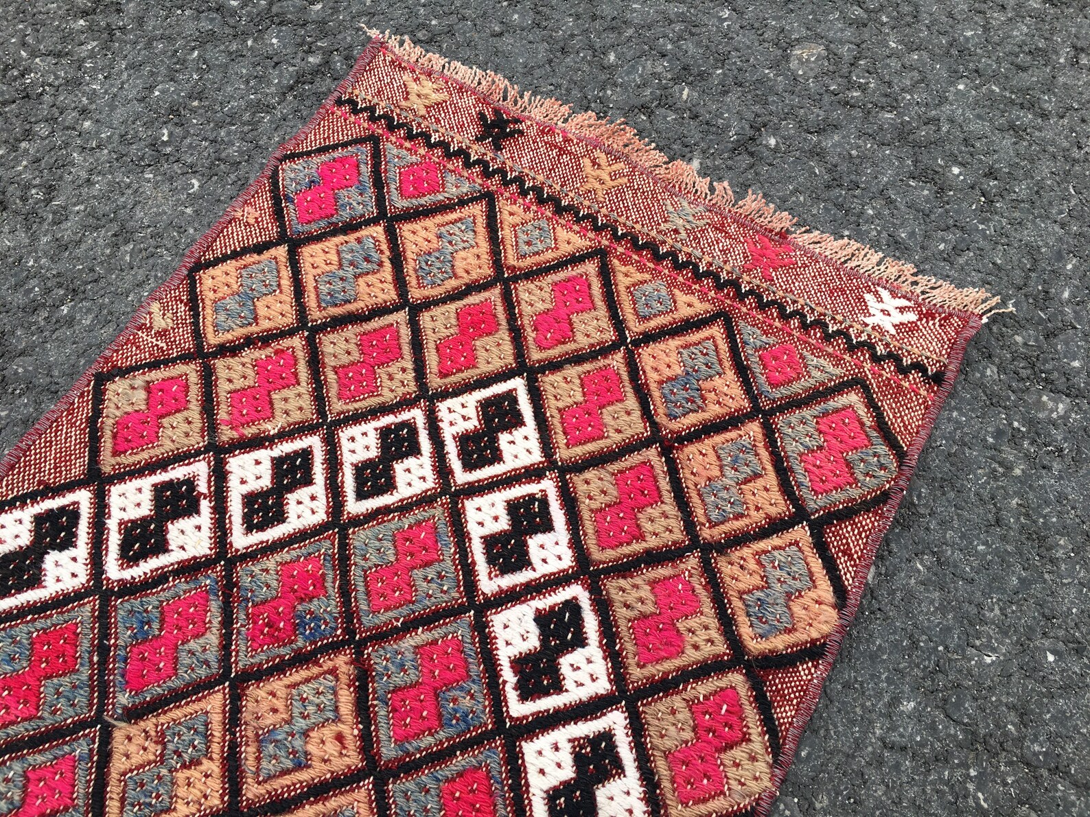 Bohemian small rug Small kilim rug Turkish small rug | Etsy