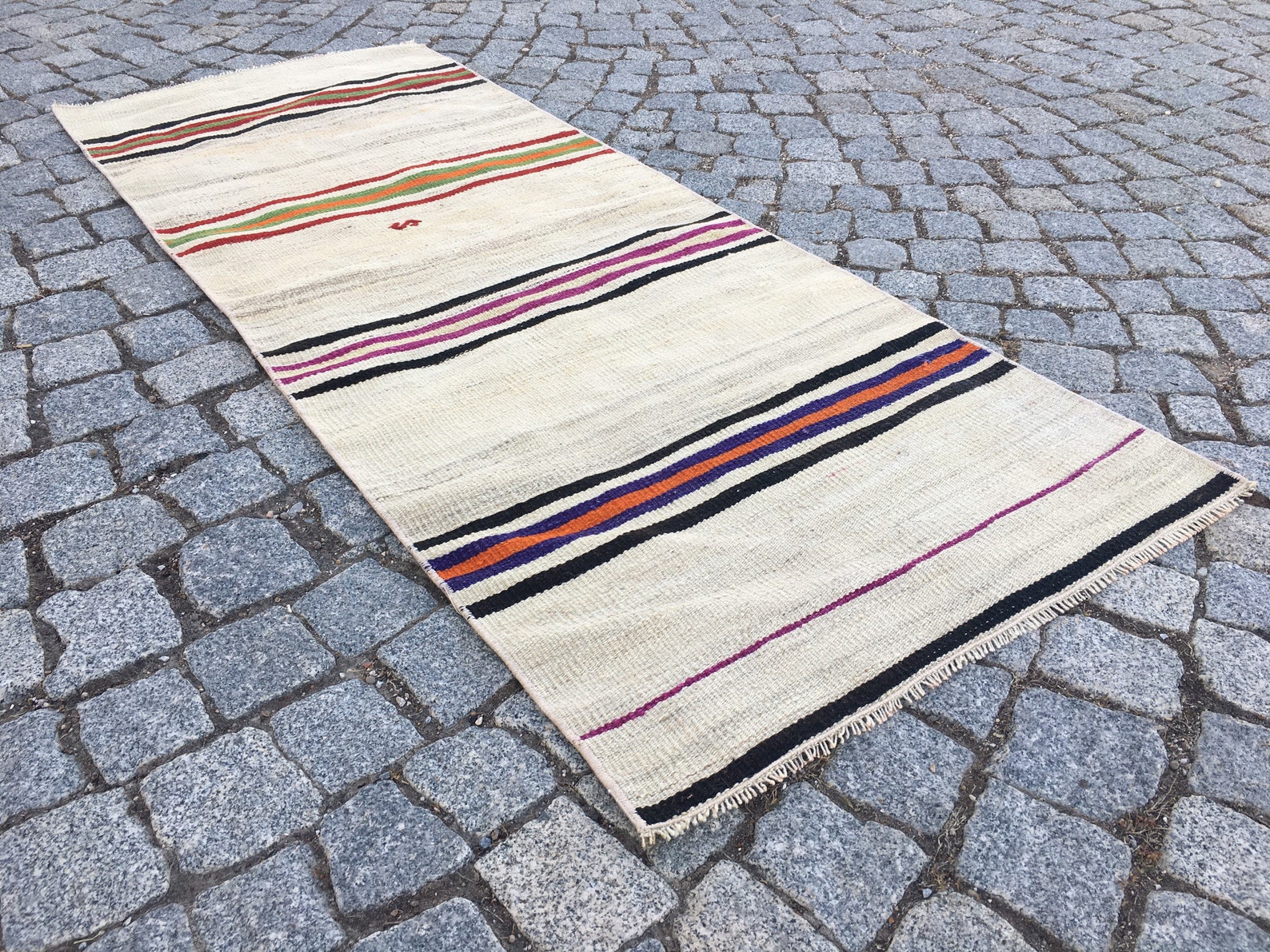 Striped Runner Rug Vintage Runner Rug Runner Kilim Rug - Etsy