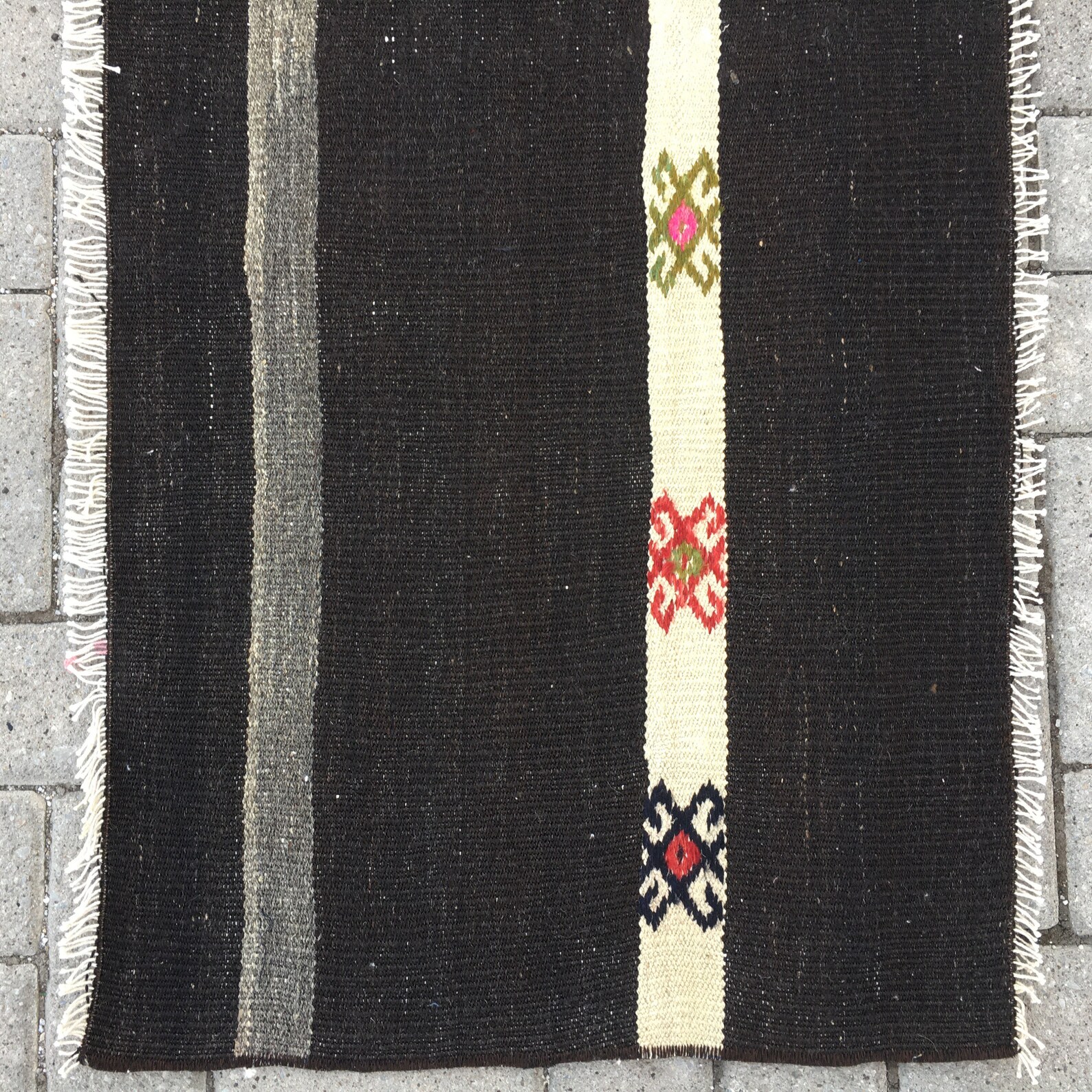 Small Striped Rug Door Mat Rug Handmade Small Rug - Etsy