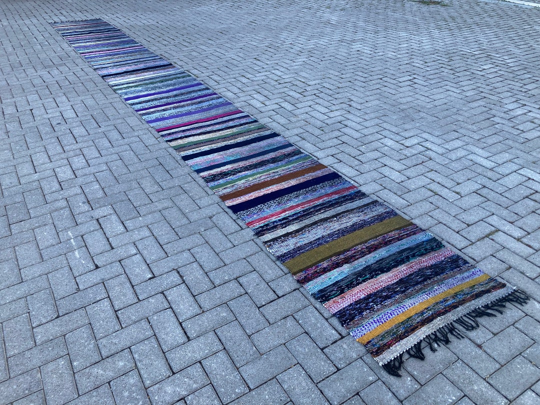 Extra Long Runner Rug, Stair Runner Rug, Cotton Staircase, Hand Loom ...