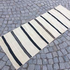 Striped Runner Rug Farmhouse Runner Rug Handmade Runner - Etsy