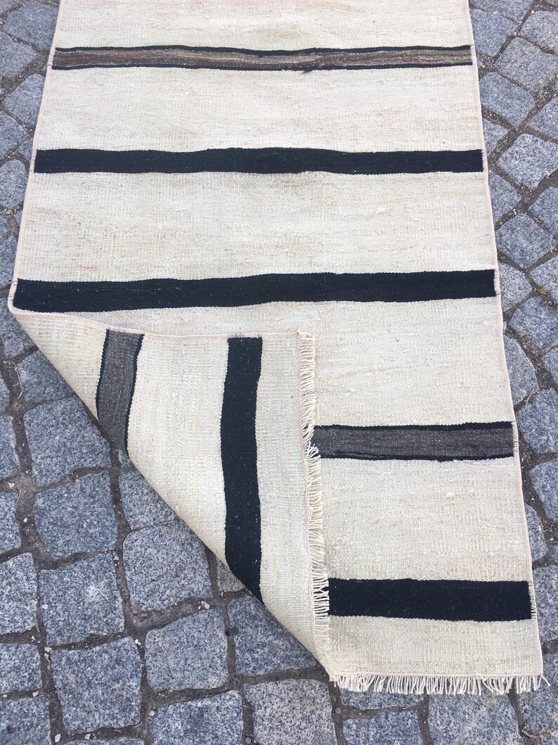 Farmhouse Runner Rug Striped Runner Rug Hallway Runner Rug - Etsy