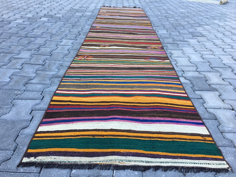 Colorful Runner Rug Striped Runner Rug Hallway Runner Rug - Etsy
