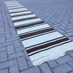 Long Striped Runner Rug , Handmade Runner Rug , Stair Runner Rug ...