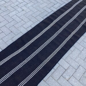 Mid Century Modern Runner Rug , Organic goat Hair Runner Rug , Minimal ...