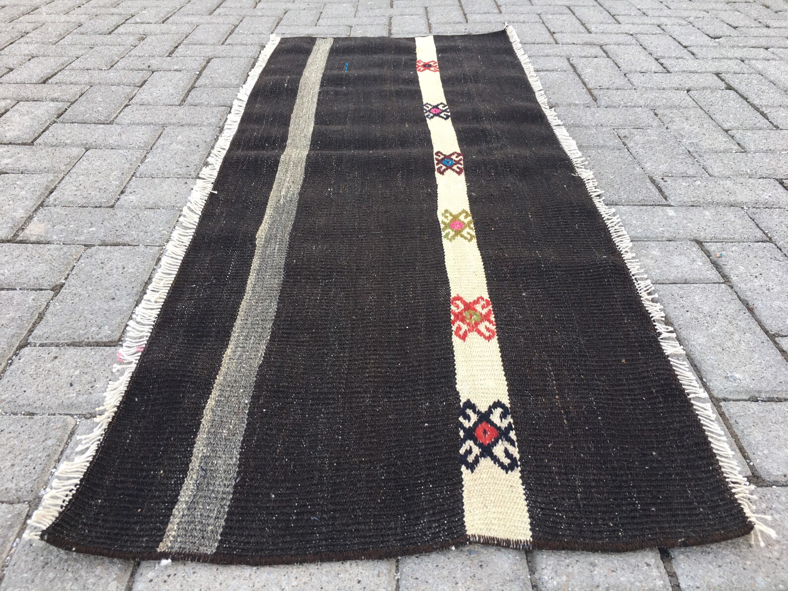 Small Striped Rug Door Mat Rug Handmade Small Rug - Etsy