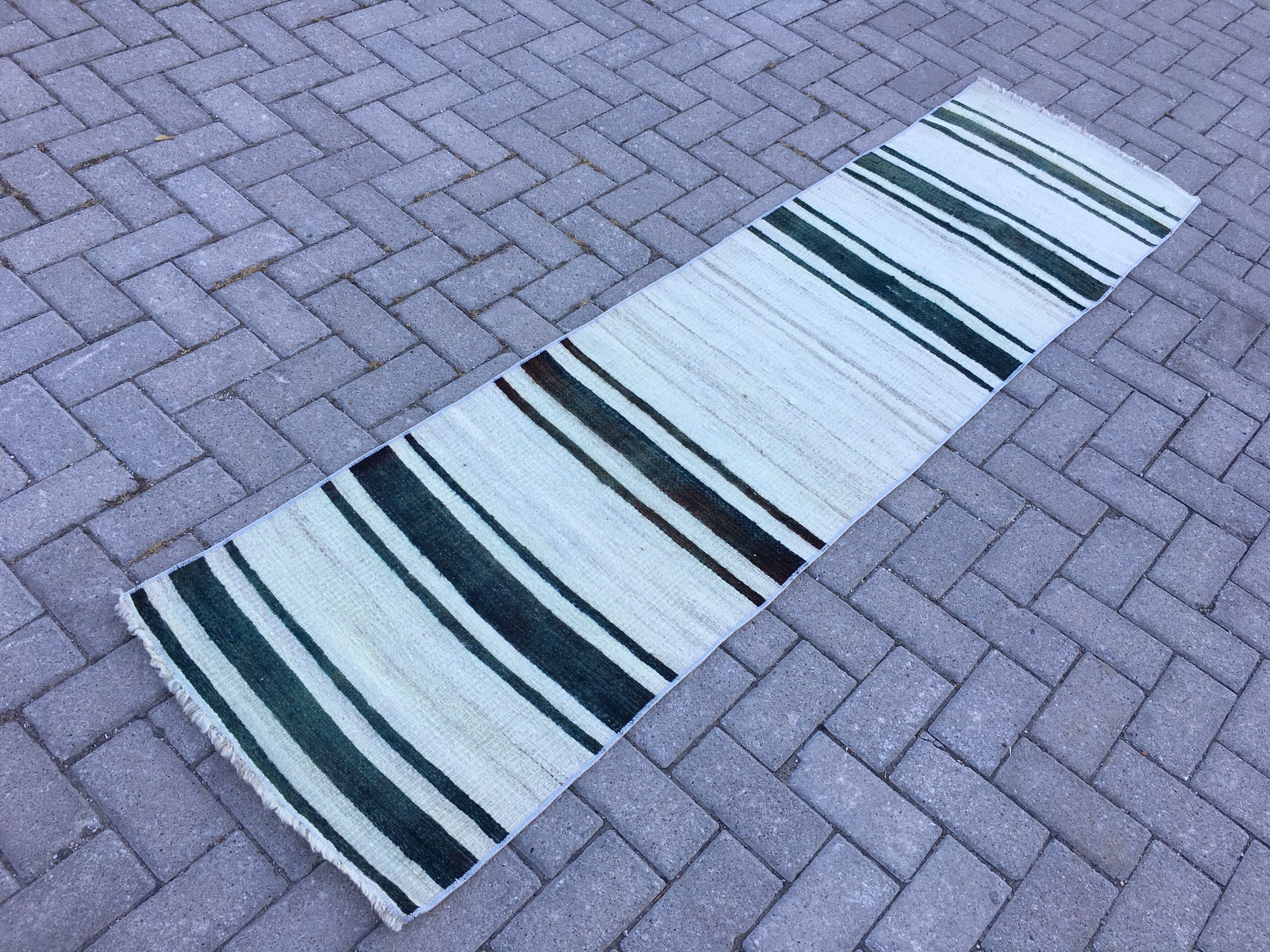 Striped Runner Kilim Rug Handmade Runner Rug Vintage | Etsy