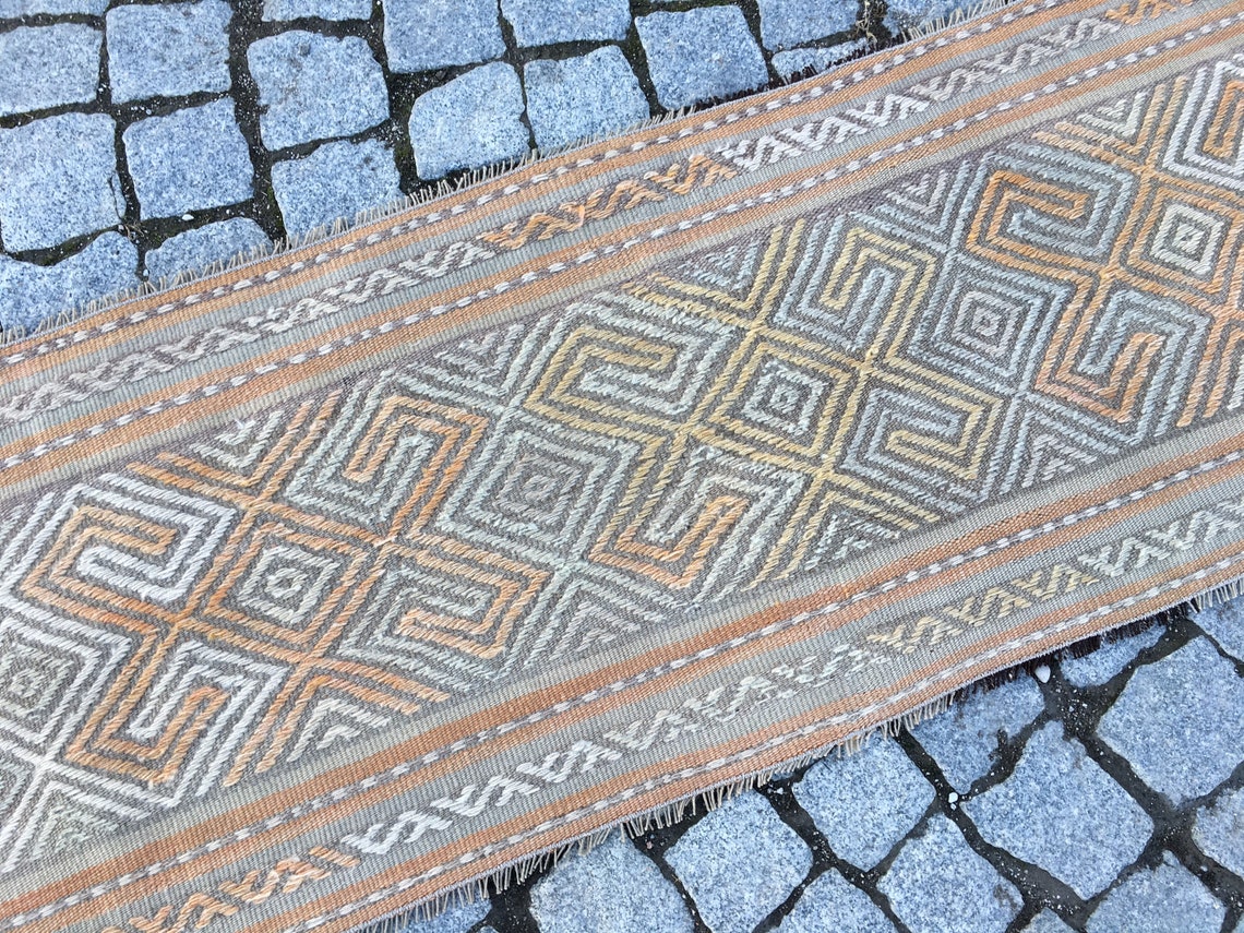 Vintage Narrow Runner Rug Oriental Runner Rug Handmade - Etsy