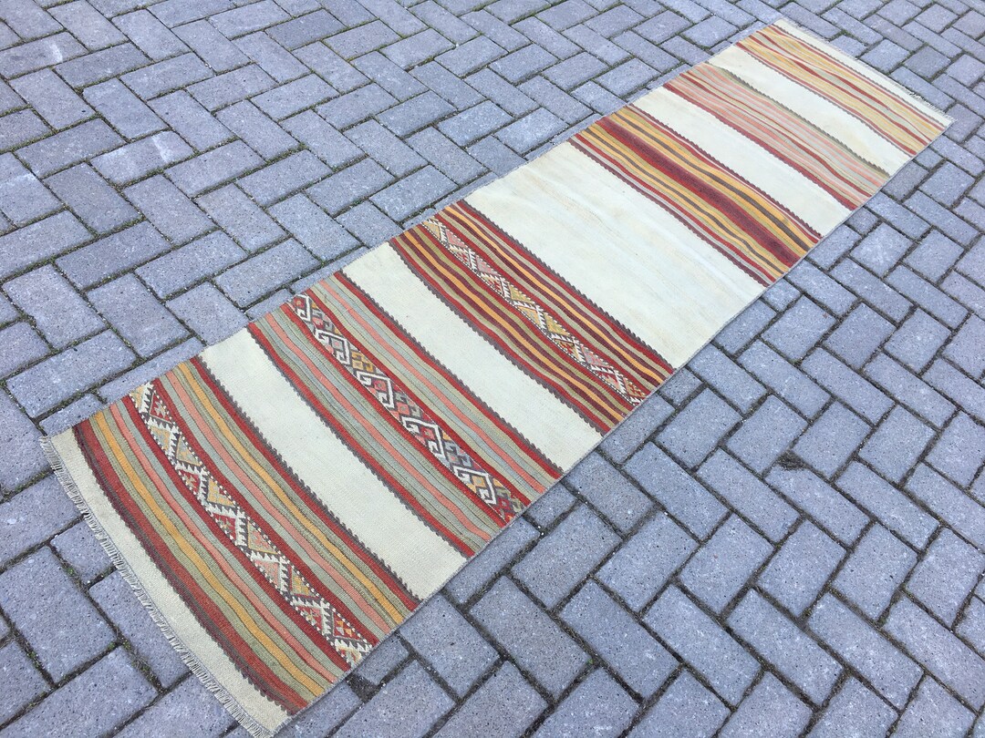 Vintage Runner Rug , Hallway Runner Rug , Handmade Runner Rug , Turkish ...