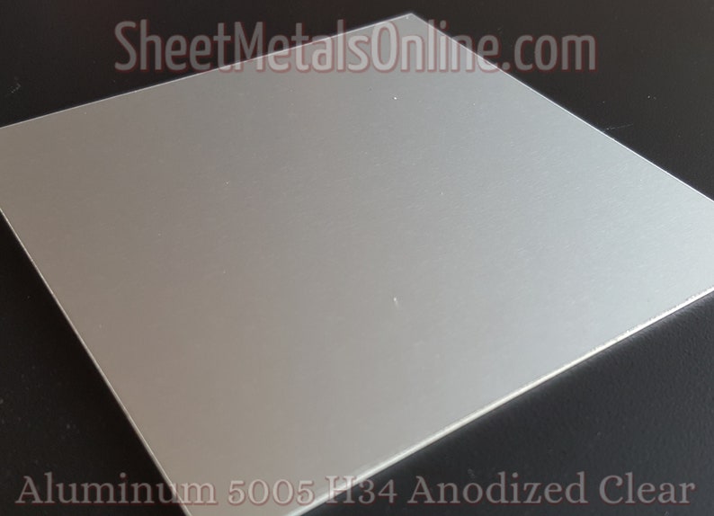Clear Anodized Aluminum Sheet Metal (0.063"/ 16 Gauge) - Etsy
