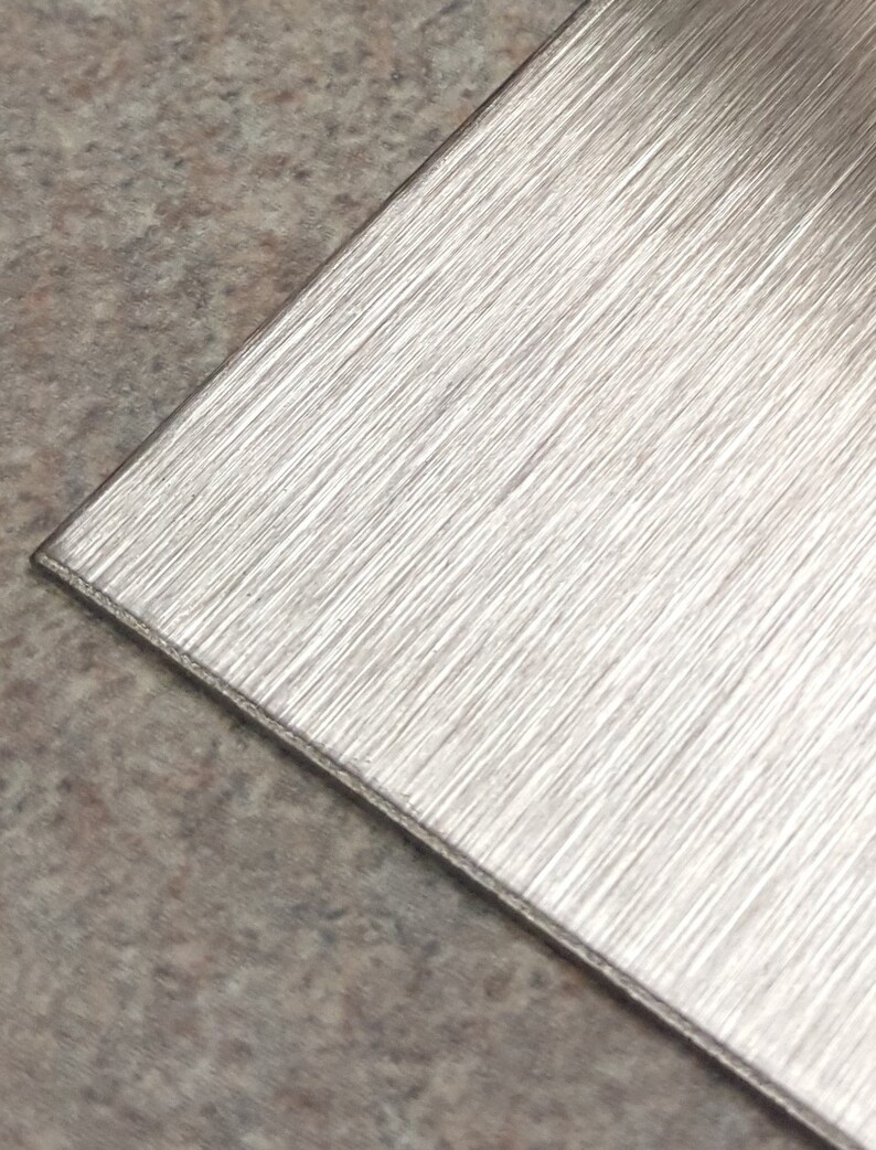 16 Gauge 0.060" Stainless Steel Sheet Metal 304 #4 Brushed Finish - Etsy
