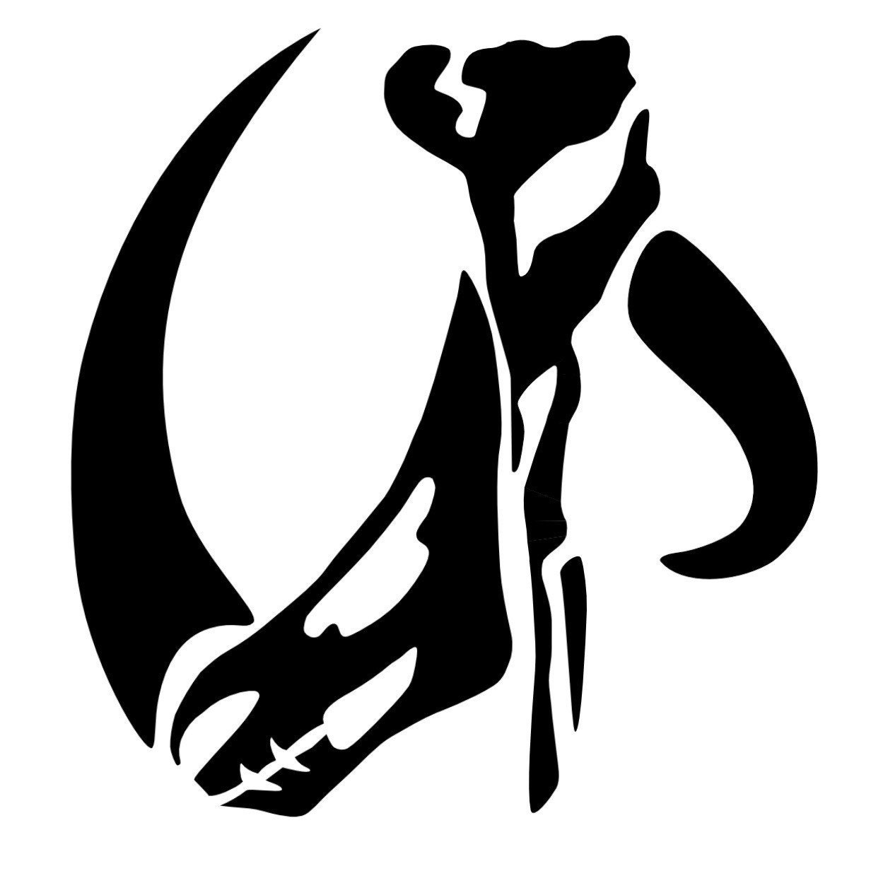Mandalorian Mythosaur/mudhorn Vinyl Decal - Etsy Canada