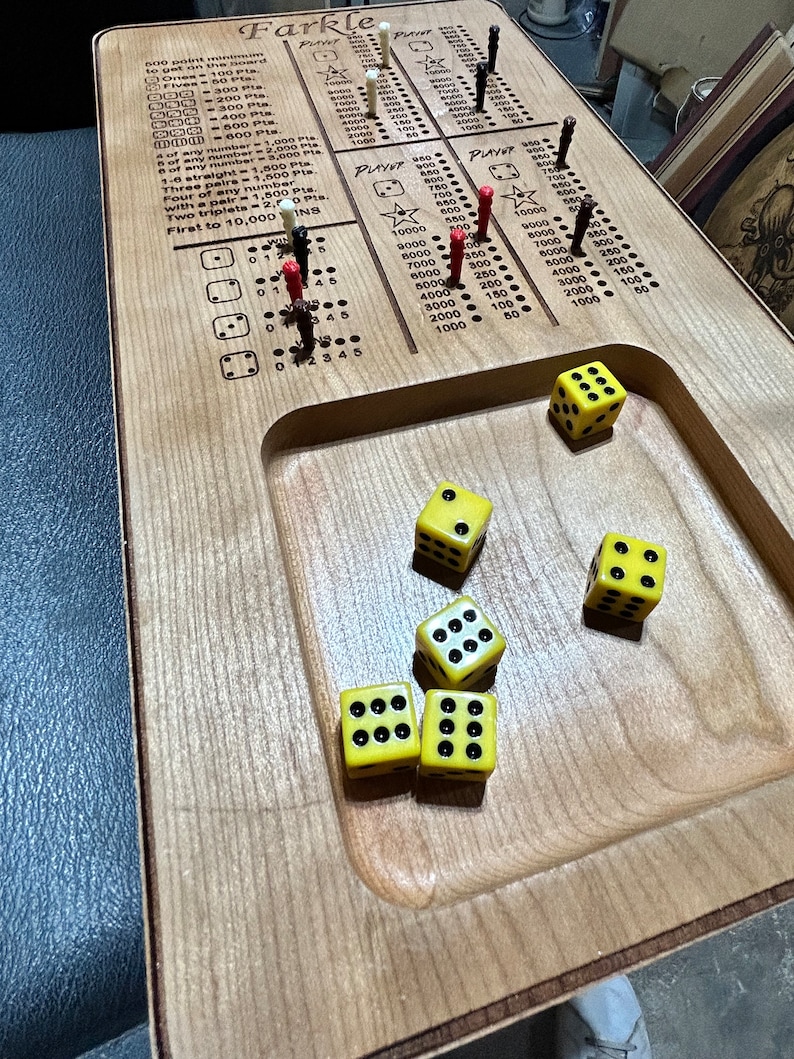 10000 Farkle Game Board - Etsy