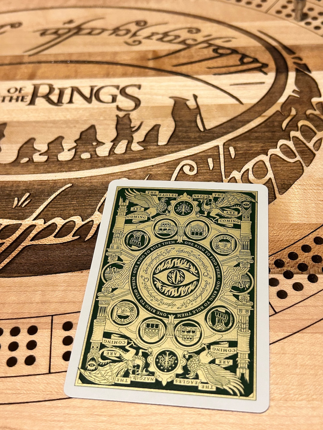 Middle Earth Themed Cribbage Board - Etsy