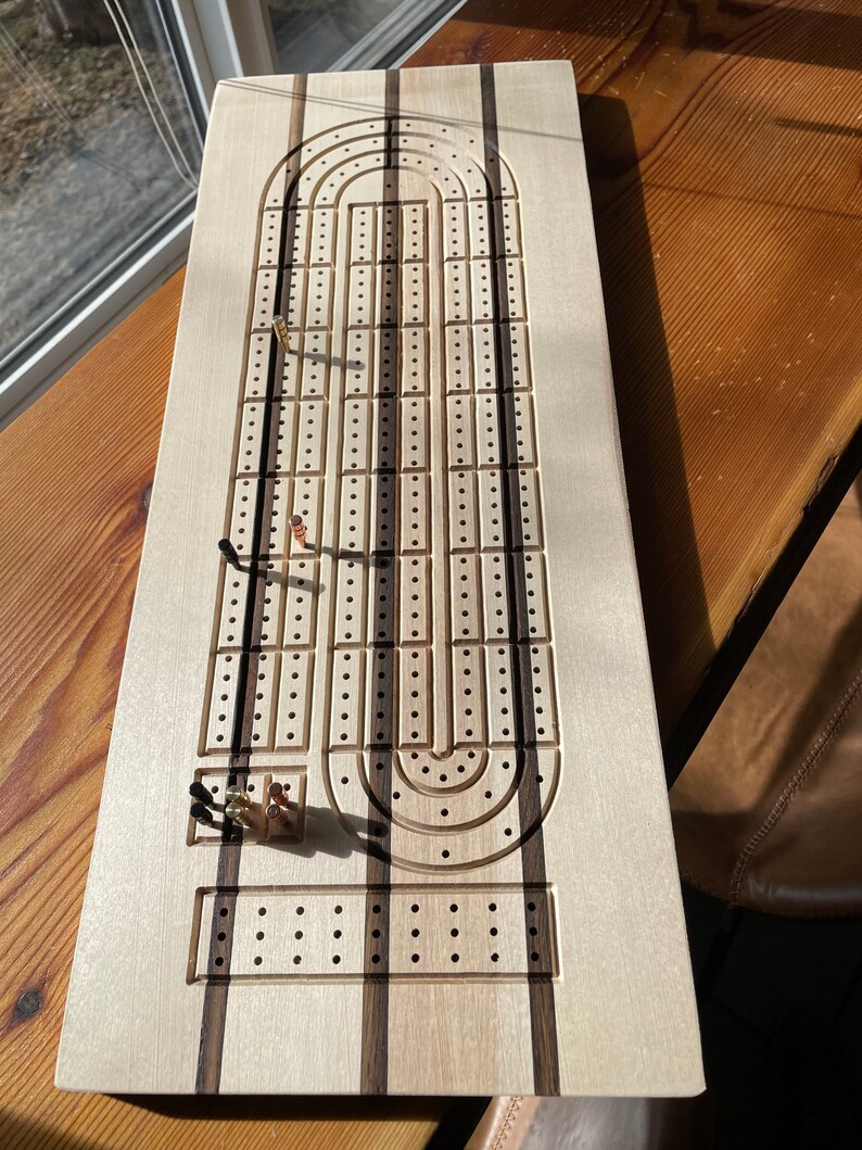 Large Cribbage Board - Etsy