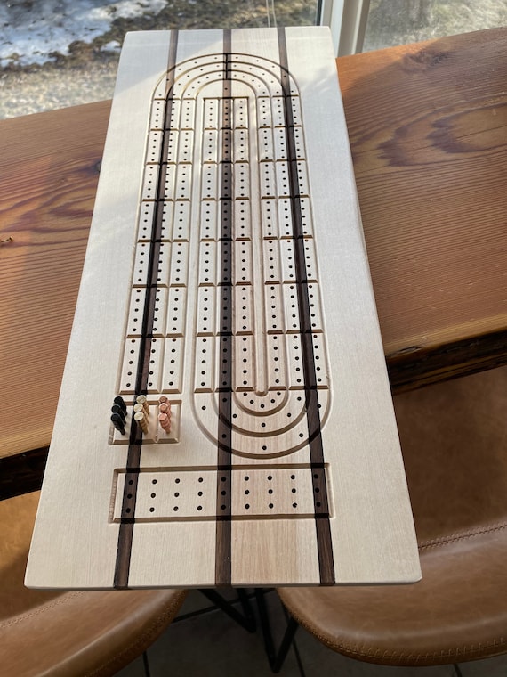Large Cribbage Board | Etsy