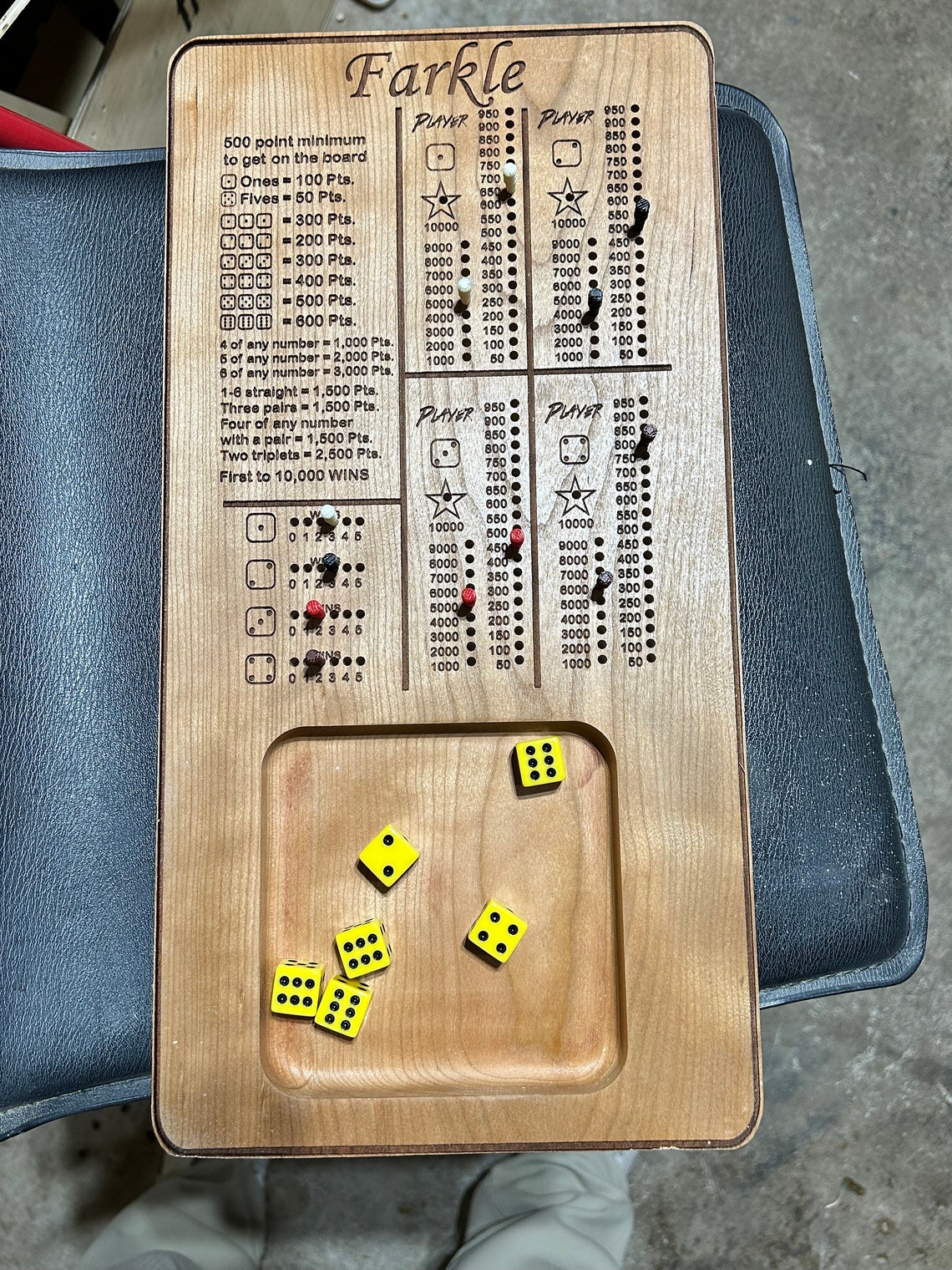 10000 Farkle Game Board - Etsy