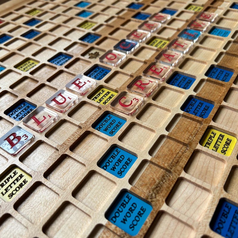 Scrabble Table - Etsy