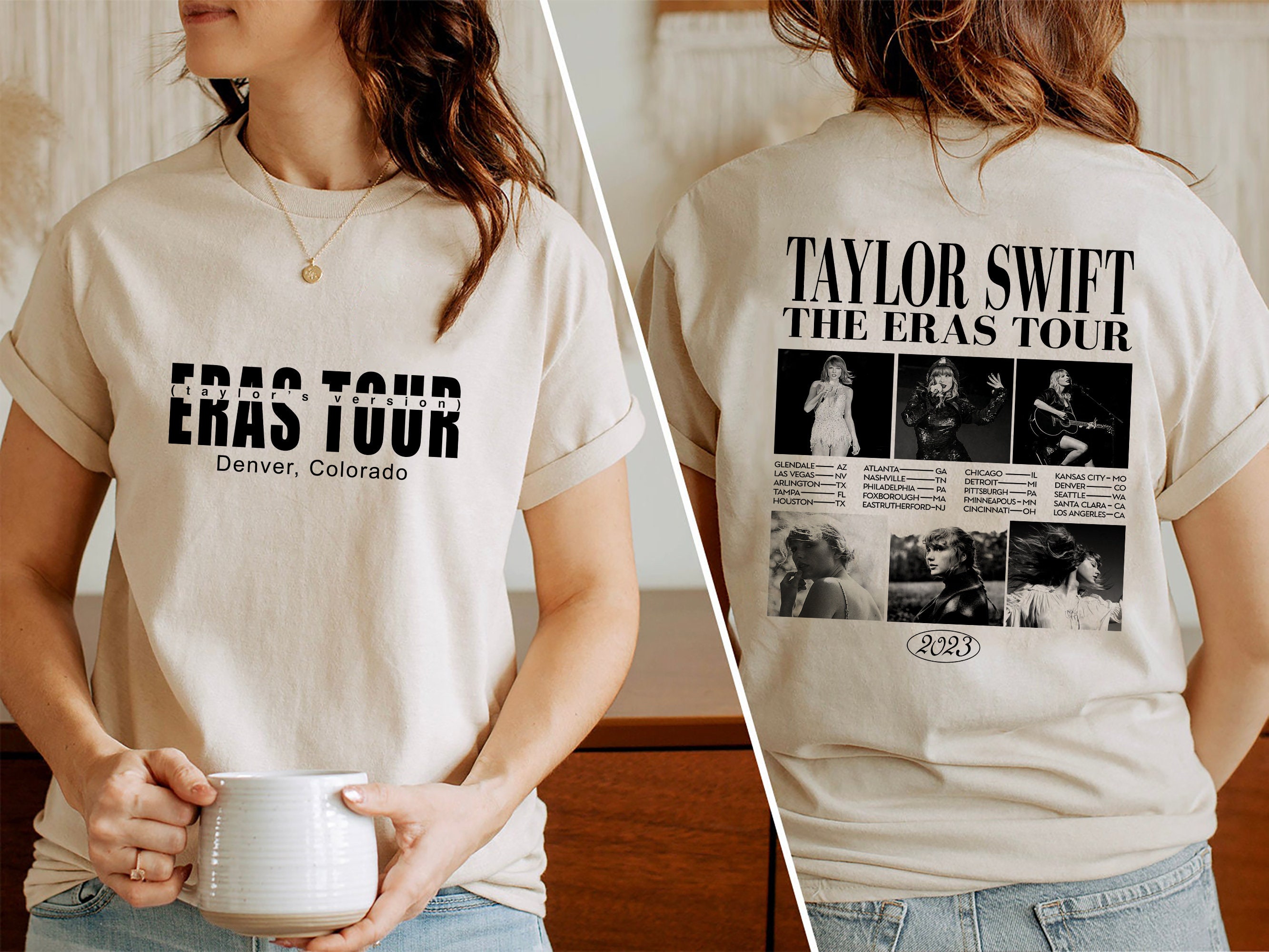Denver Colorado Eras Tour Taylors Version Shirt, Eras Tour Merch sold ...