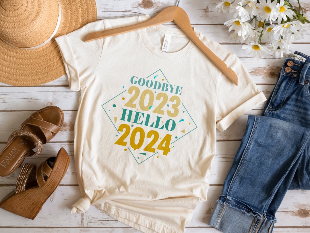 Goodbye 2023 Hello 2024 Svg, New Year Kid Svg, New Year 2924 Svg, New ...