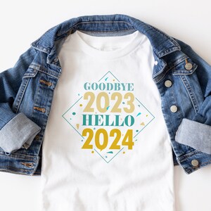 Goodbye 2023 Hello 2024 Svg, New Year Kid Svg, New Year 2924 Svg, New ...