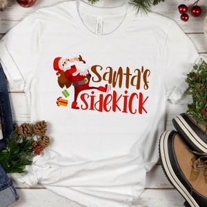 Santas Sidekick Svg, Funny Christmas Svg, Kids Christmas Svg, Boys ...