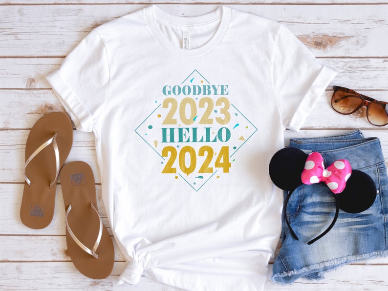 Goodbye 2023 Hello 2024 Svg New Year Kid Svg New Year 2924 - Etsy