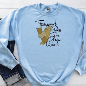 Teamwork Makes the Dream Work, Office Wall Art, Motivational Quote ...