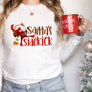 Santas Sidekick Svg, Funny Christmas Svg, Kids Christmas Svg, Boys ...
