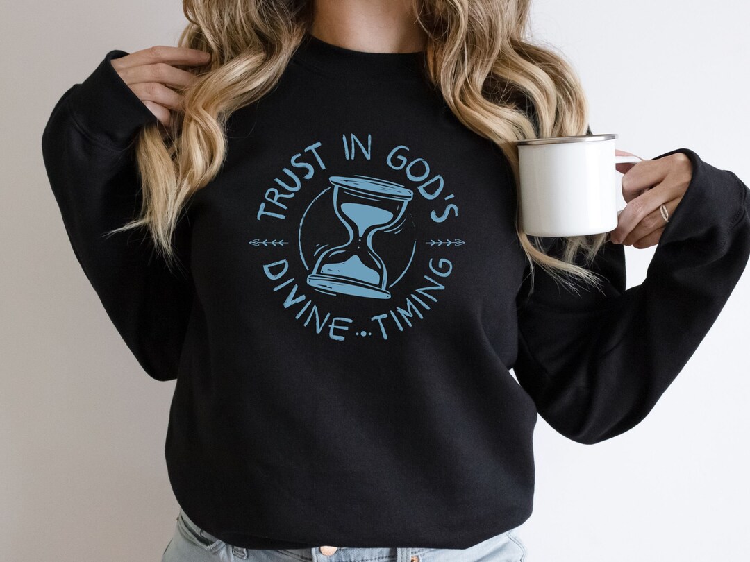 Trust in God's Divine Timing Svg, Faith Svg, Christians Quote Svg ...